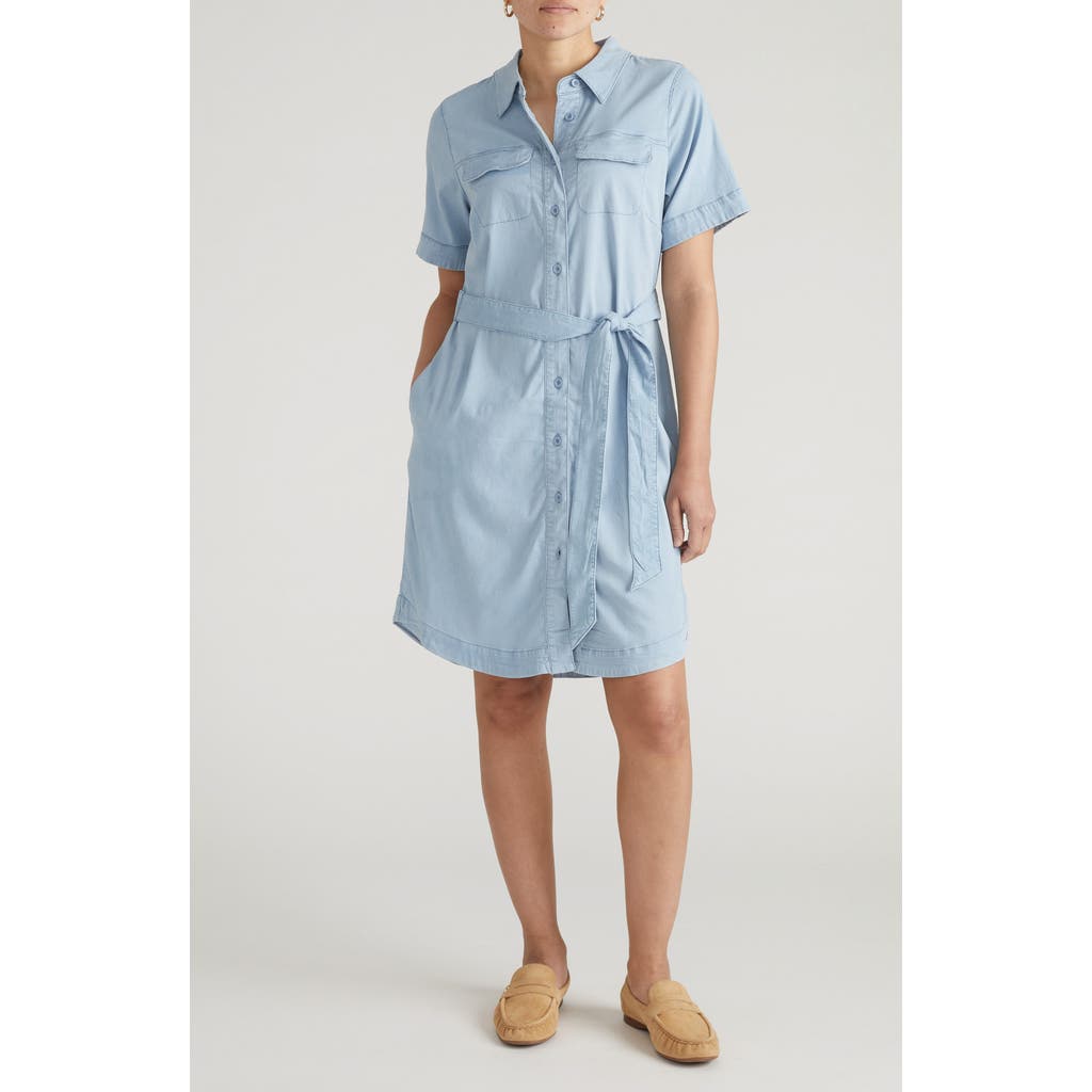 UNIVERSAL STANDARD Universal Standard Tencel Chambray Shirtdress